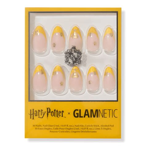 Glamnetic Harry Potter Press On Nails Collection Helga Hufflepuff 1