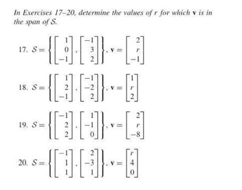 Solved In Exercises 1 8 Determine Whether The Given Vector