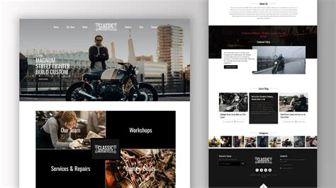build responsive bmw bike landing page using html css and javascript