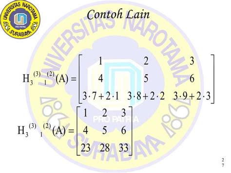 materi ini menjelaskan tentang matrix ppt