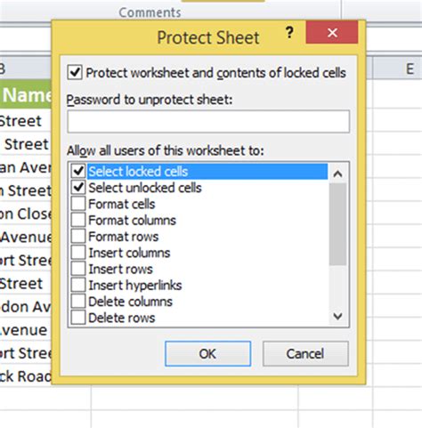 Protect A Worksheet From Changes Excel Tutorial