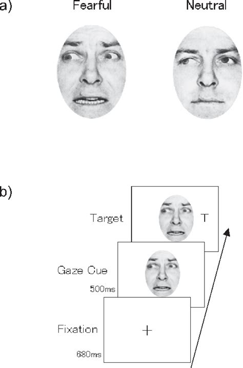 Figure 1 From Facilitation Of Gaze Triggered Attention Orienting By A Fearful Expression And Its