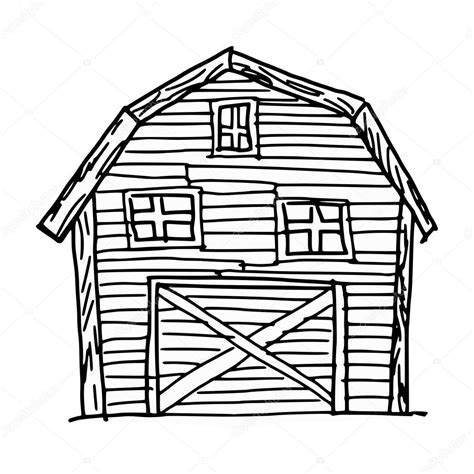 Barn Line Drawing At Getdrawings Free Download