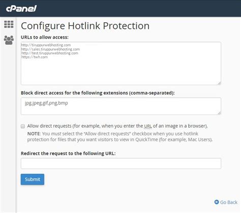 Use Of Hotlink Protection In Cpanel My Blog