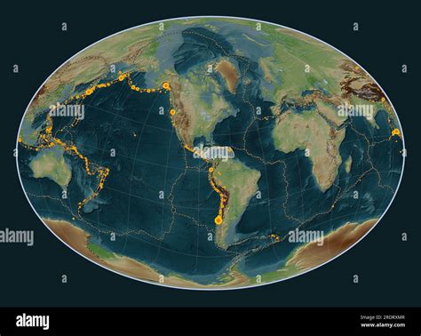 Caribbean Tectonic Plate On The Wiki Style Elevation Map In The Fahey Oblique Projection