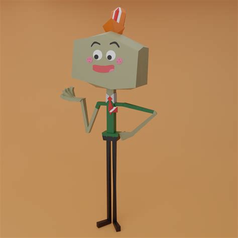 I Made Larry From The Amazing World Of Gumball In Blender Scrolller
