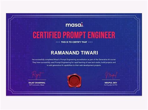 Ramanand Tiwari On Linkedin Masaischool Promptengineer