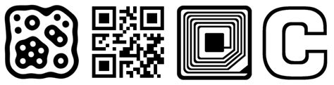 Symbol Examples A Fiducial B Qr Code C Rfid Tag D Character