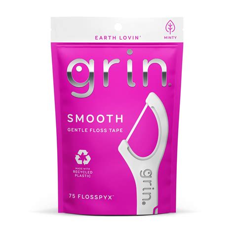Grin Oral Care Smooth Flosspyx 75 Ct Dental Flosser Grin Oral Care Smooth Flosspyx 75 Ct Dental Flosser