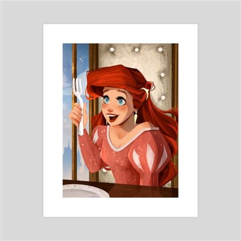 Ariel With Fork An Art Print By Seda Kir Inprnt