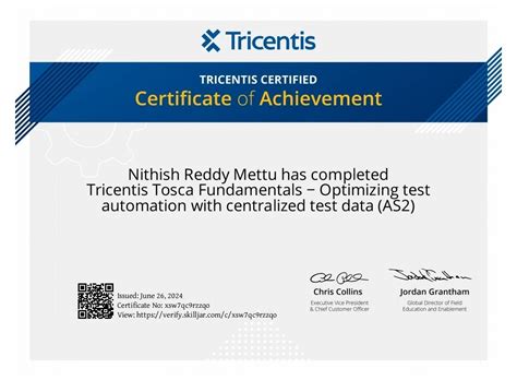 Nithish Reddy Mettu On Linkedin 🎉 Proud To Announce That I Have Earned The Tricentis Tosca