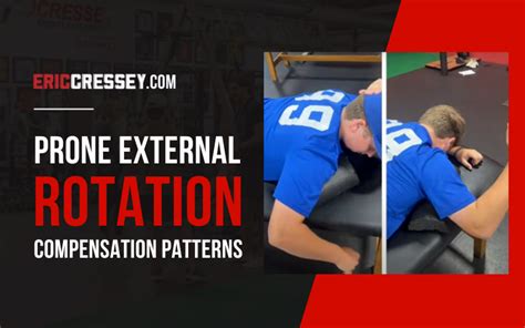 prone external rotation compensation patterns