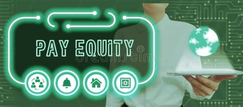 Text Showing Inspiration Pay Equity Word For Eliminating Sex And Race