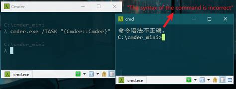 [bug] error on launch with task the syntax of the command is incorrect · issue 2835