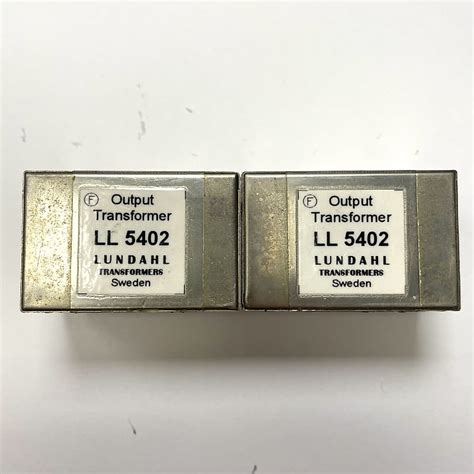 Lundahl Ll5402 Output Transformer Price For 2pieces Reverb