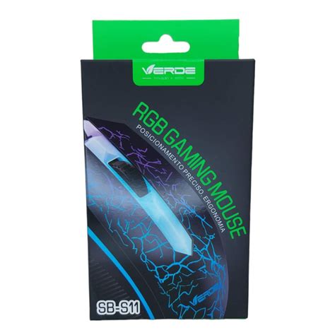 Mouse Verde Rgb Gaming Posicionamento Preciso E Ergonomia Shopee Brasil