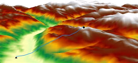 Calculating True Distance Over A Surface Exprodat