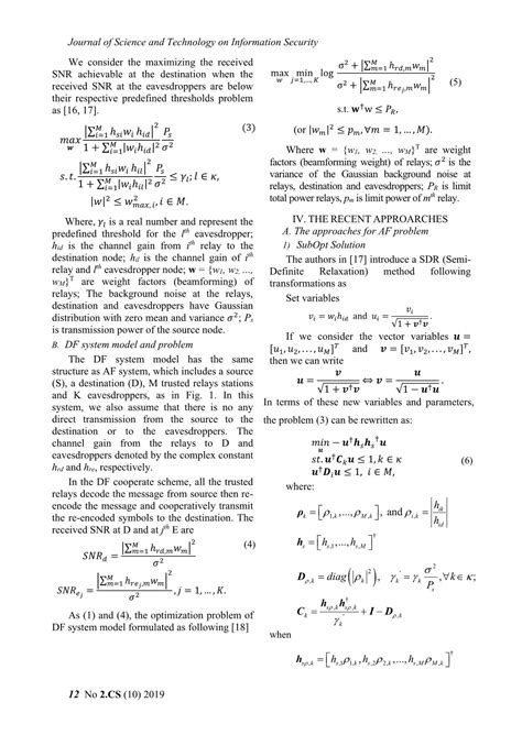 Decode And Forward Vs Amplify Andforward Scheme In Physical