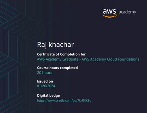 Aws Cloudcomputing Awsacademy Raj Khachar
