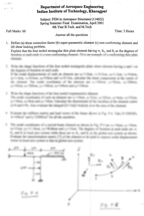Solution Fem In Aerospace Structure Studypool