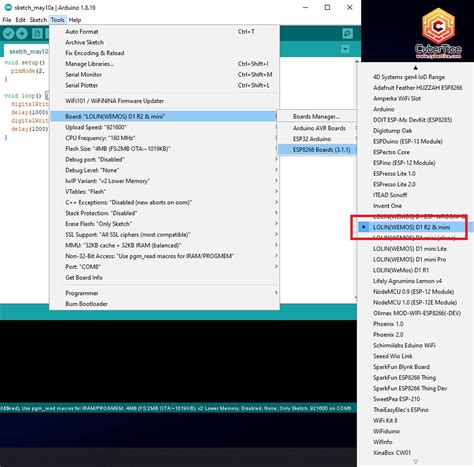 สอนใช้งาน Wemos D1 Mini Nodemcu Wifi Esp8266 Type C Usb ขาย Arduino