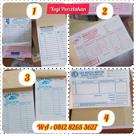 Jual Cetak Nota Di Seller Owl Store Cengkareng Timur Kota Jakarta Barat Blibli