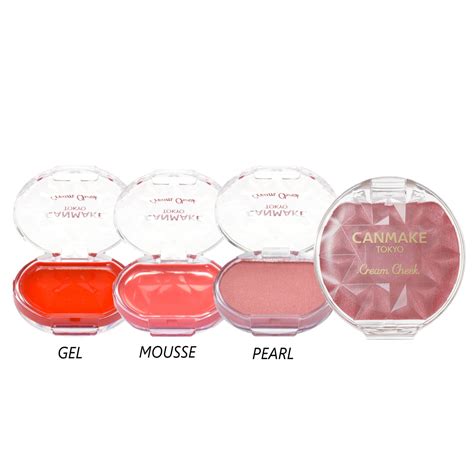 Canmake Cream Cheek Pearl Mousse Gel Type แคนเมค ครีม บลัชชออน ป