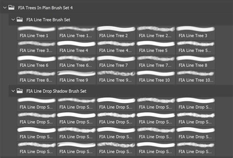 Free Photoshop Tree Brushes Set 4