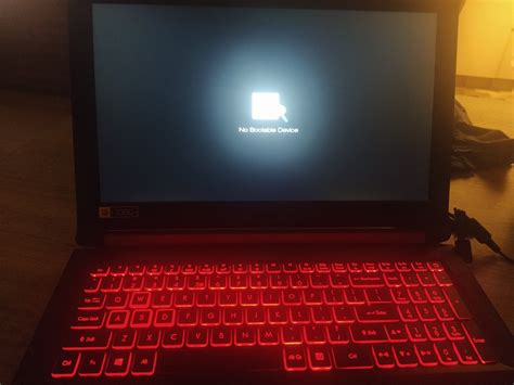 “no Bootable Device” — Acer Community