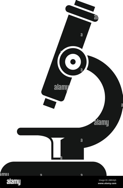 Microscope Icon Simple Illustration Of Microscope Vector Icon For Web
