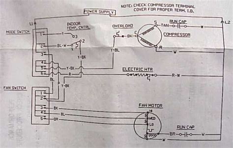 Wiring Diagram For Selecting A Switch For A Window Ac Unit