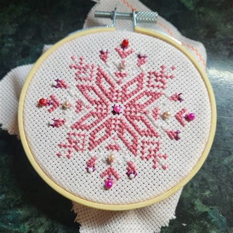 Snowflake Cross Stitch Patterns Pdf Instant Download Etsy