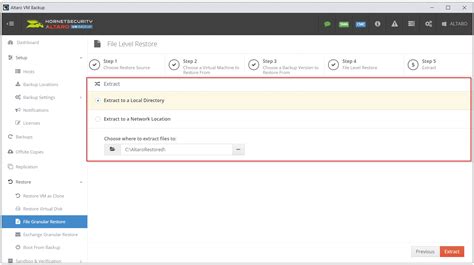file granular restore with altaro vm backup tech with jasmin