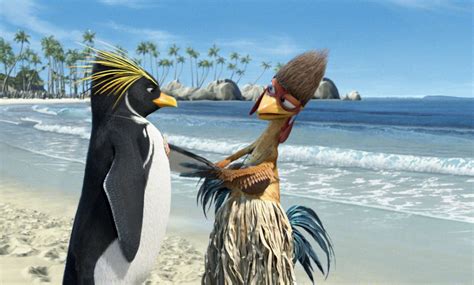 Download Surfer Surfing Beach Penguin Chicken Movie Surfs Up Hd