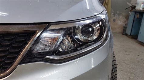 Установка Biled линз aozoom a3+ в рефлекторные фары Kia Rio 3 на ...
