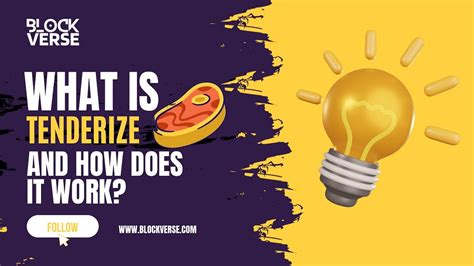 🔎what Is Tenderize And How Does It Work By Blockverse Medium