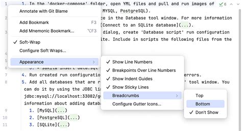 Editor Gutter Jetbrains Rider Documentation