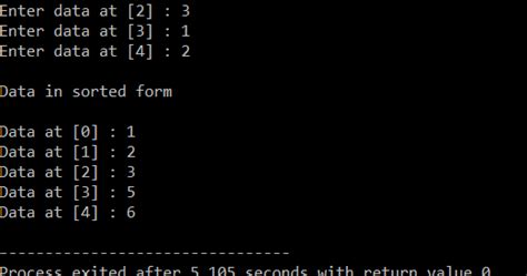 C Program Of Insertion Sort Program Nerd
