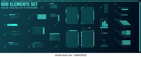 Interface Elements Hud Ui Gui Vector Stock Vector Royalty Free 1668346381 Shutterstock