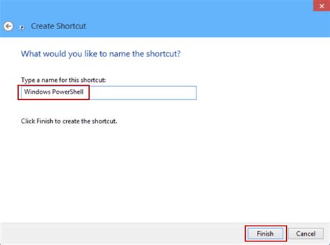 Create A Windows Powershell Shortcut On Windows 10 Desktop