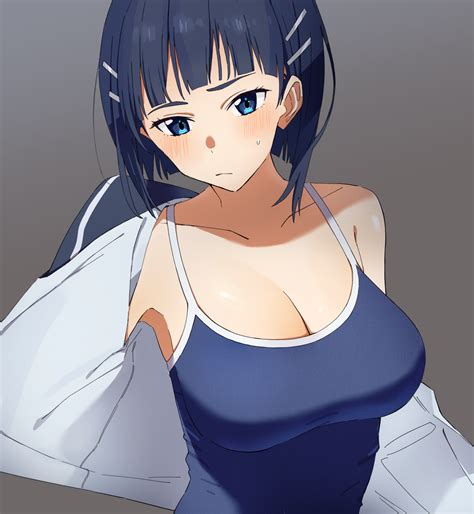 Kirigaya Suguha Sword Art Online Drawn By Kazunori Danbooru