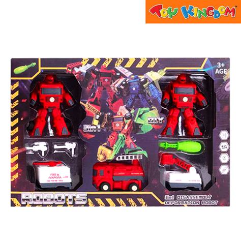 Fire Robot 3in1 Action Figure Lazada Ph