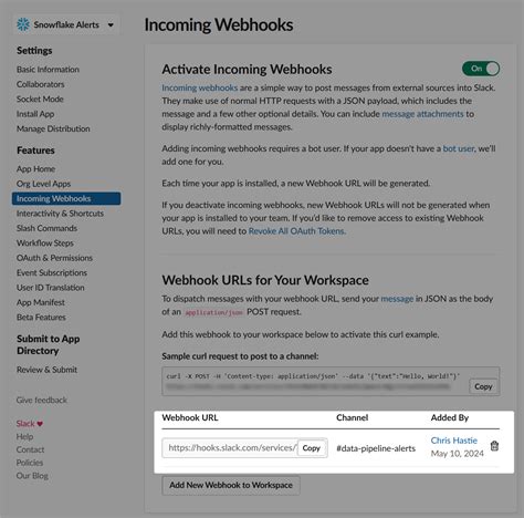 snowflake external access send alerts to slack interworks