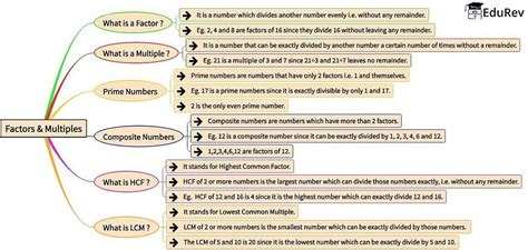 Mindmap Factorisation Mathematics Maths Class 8 Pdf Download