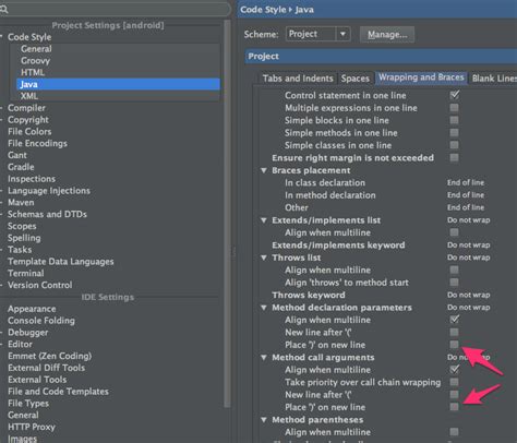 Stop Intellij Android Studio Preview Adding Newlines When Formatting Anonymous Inner Class