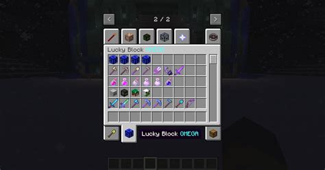 Lucky Block Omega Tab Minecraft Customization Curseforge