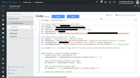 Scheduling Dynamics 365 Workflows With Azure Functions And Nodejs
