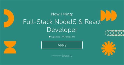 Full Stack Nodejs And React Developer At Austin Software