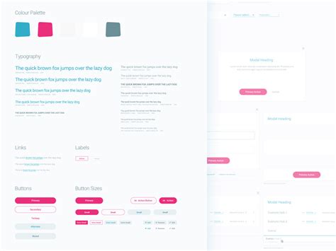 Ui Kit Elements Style Guide By Scott Wakefield For Club On Dribbble