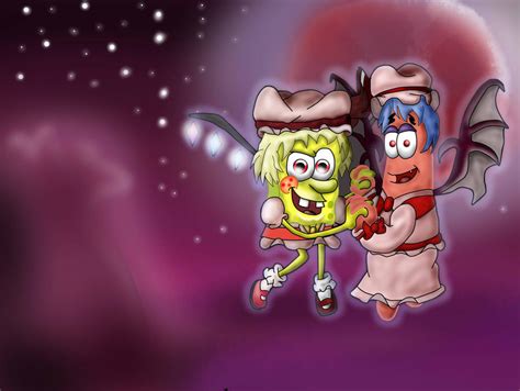 Spongebob Touhou Wallpaper By Lipascarlet On Deviantart